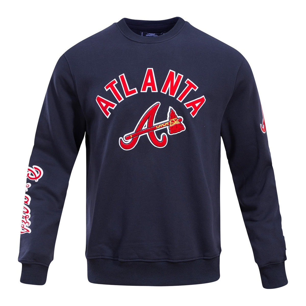 SUDADERA DE CUELLO REDONDO MLB ATLANTA BRAVES CLASSIC BRISTLE – Pro Standard México