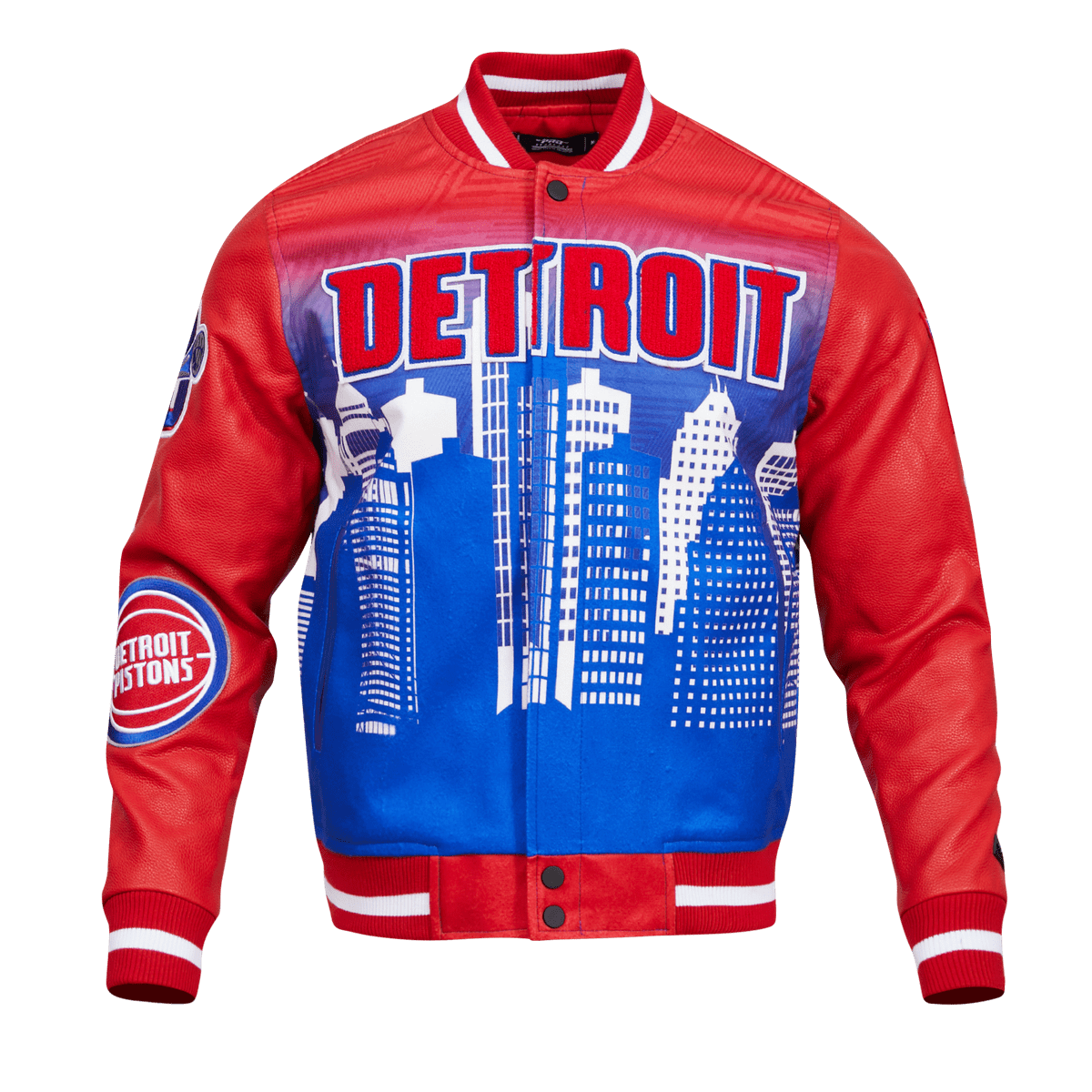 CHAMARRA UNIVERSITARIA NBA DETROIT PISTONS REMIX VARSITY – Pro Standard ...