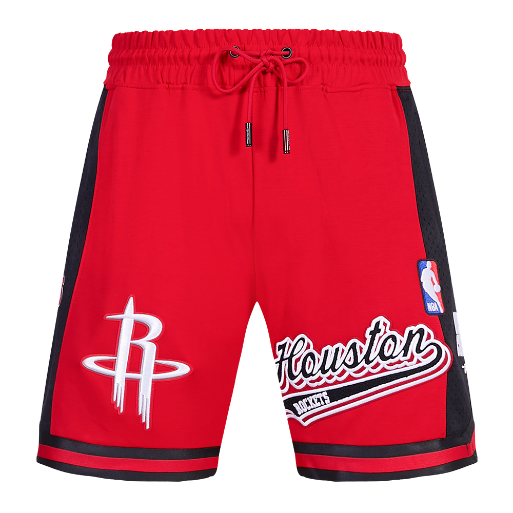 SHORTS DE BASKETBALL NBA HOUSTON ROCKETS SCRIPT TAIL – Pro Standard México