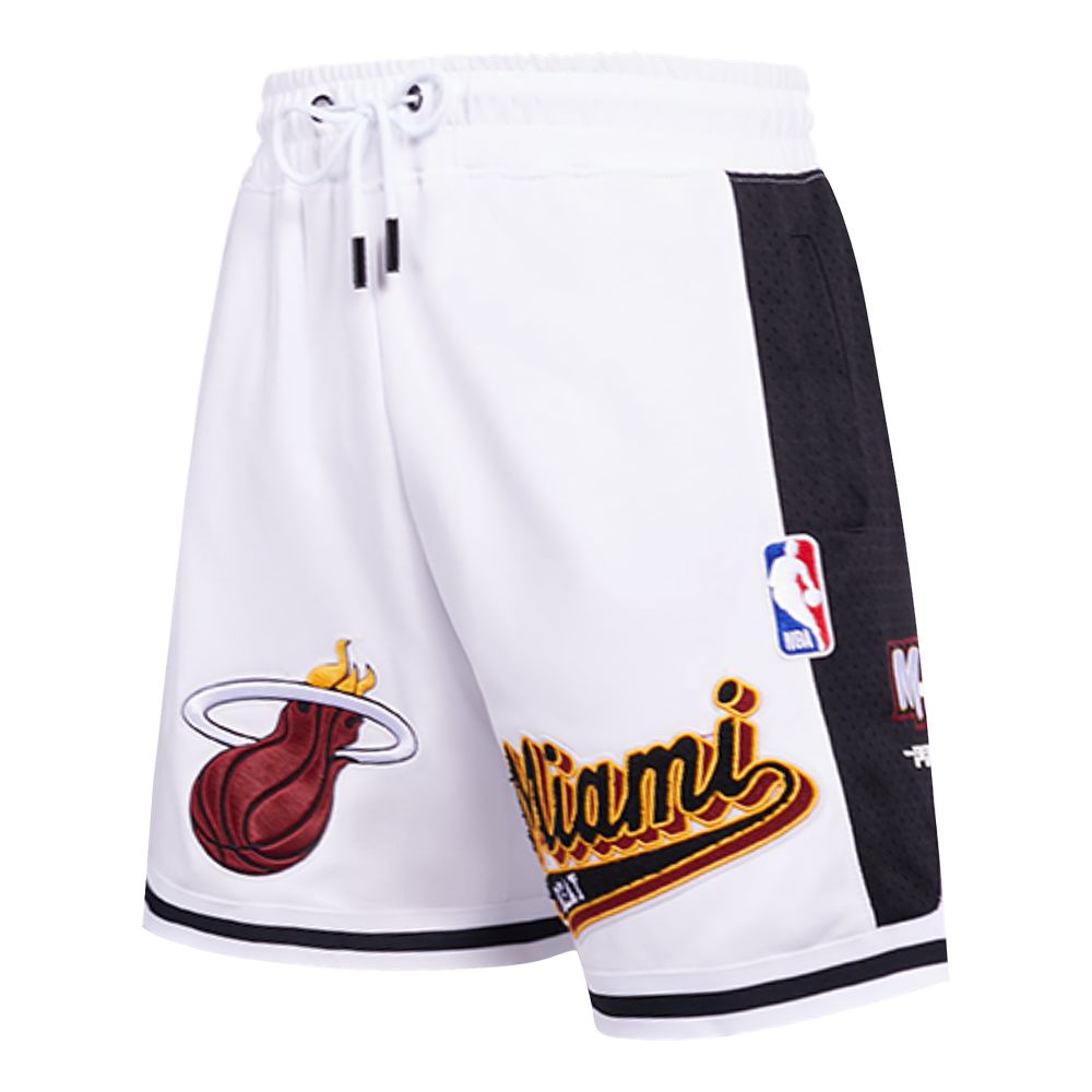 SHORTS DE BASQUETBOL NBA MIAMI HEAT SCRIPT TAIL – Pro Standard México