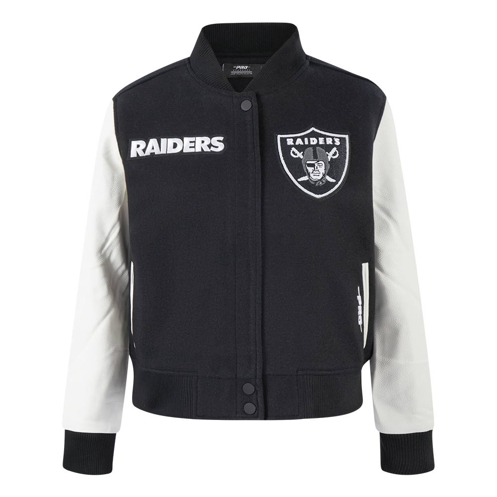 CHAMARRA UNIVERSITARIA NFL LAS VEGAS RAIDERS GAME DAY CLASSICS PARA MU – Pro Standard México