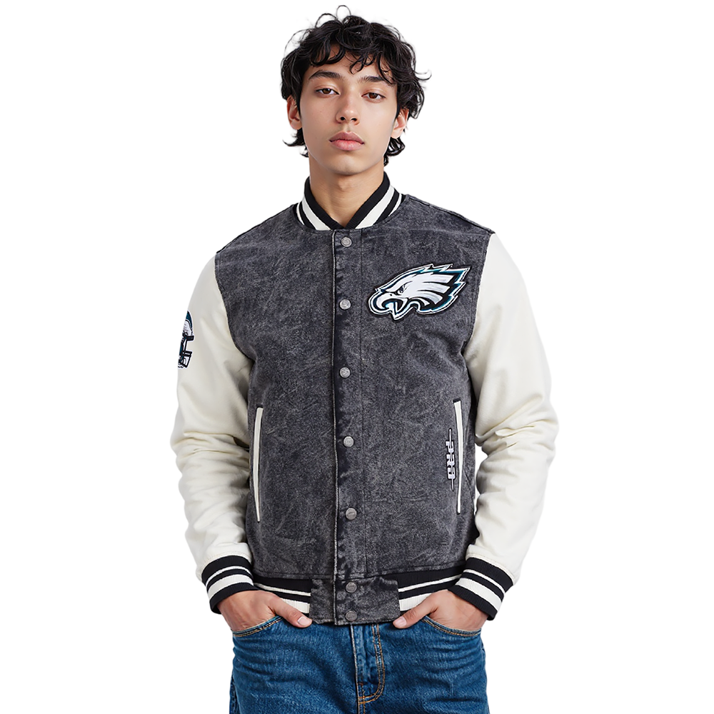 CHAMARRA UNIVERSITARIA NFL PHILADELPHIA EAGLES REBEL ATHLETICS – Pro ...
