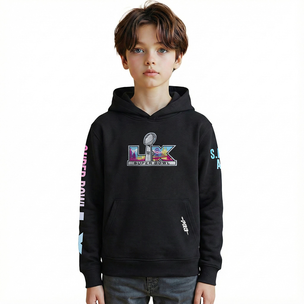 SUDADERA CON GORRO NFL SUPER BOWL 60 PARA NIÑO JUNIOR – Pro Standard México