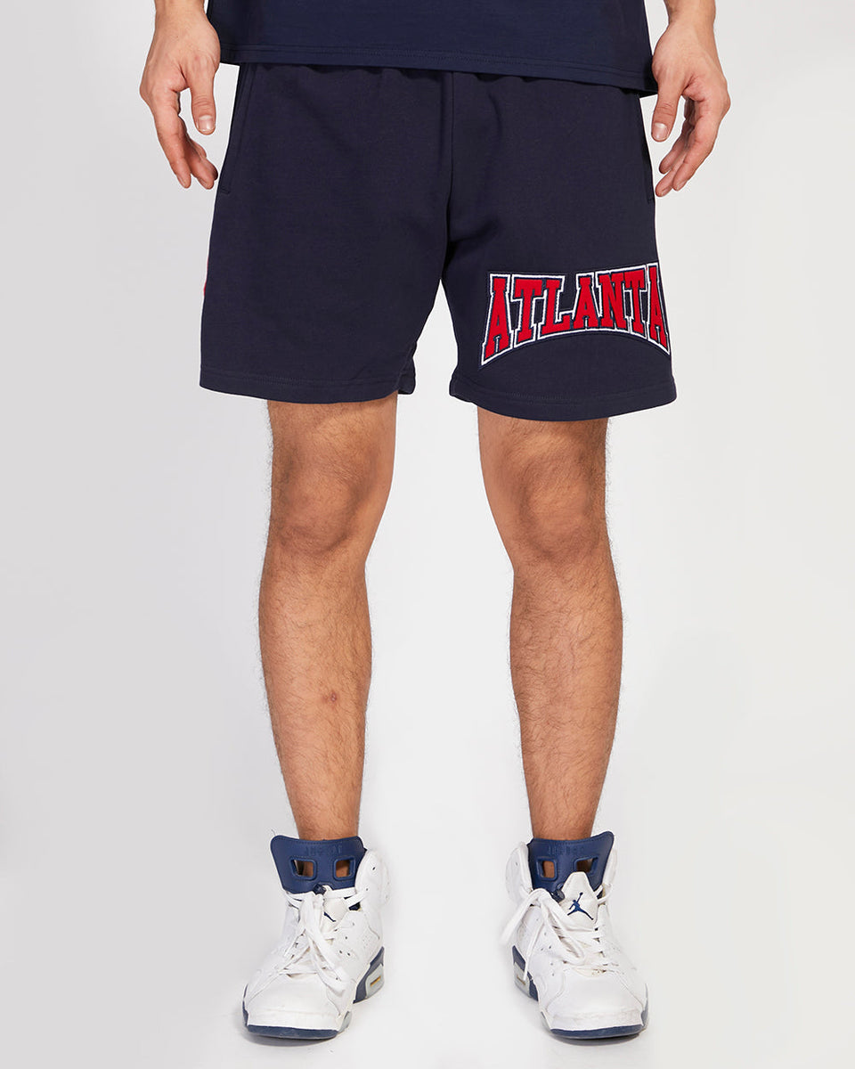 SHORTS DE ALGODÓN MLB ATLANTA BRAVES CREST EMBLEM – Pro Standard México